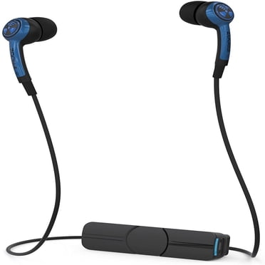 iHome iB39 Wireless Bluetooth Metal Earbuds with Mic - Blue - Walmart.com