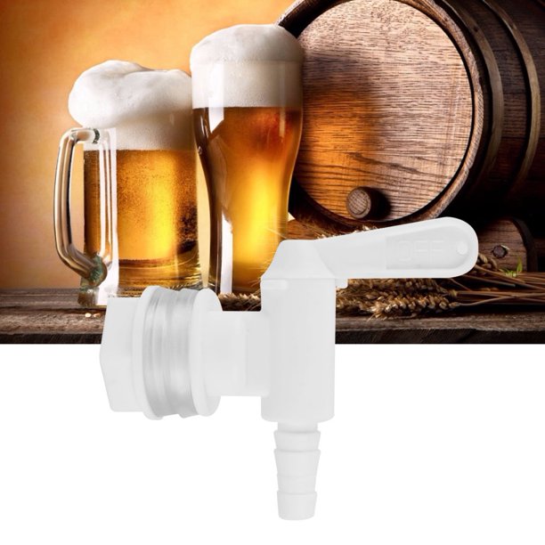 Plastic Brew Tap,3/8" White Plastic Beer Beer Brewing Faucet Beer ...