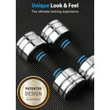 Northdeer Adjustable Dumbbells 5lb-50lb, Steel Weight Set for Home ...