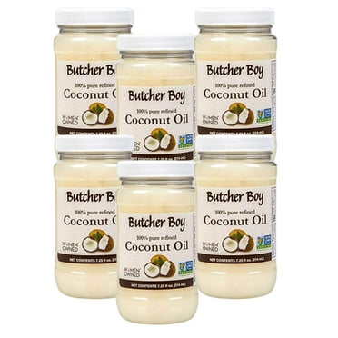 Butcher Boy 100% Pure Refined Coconut Oil 7.25fl oz - Walmart.com