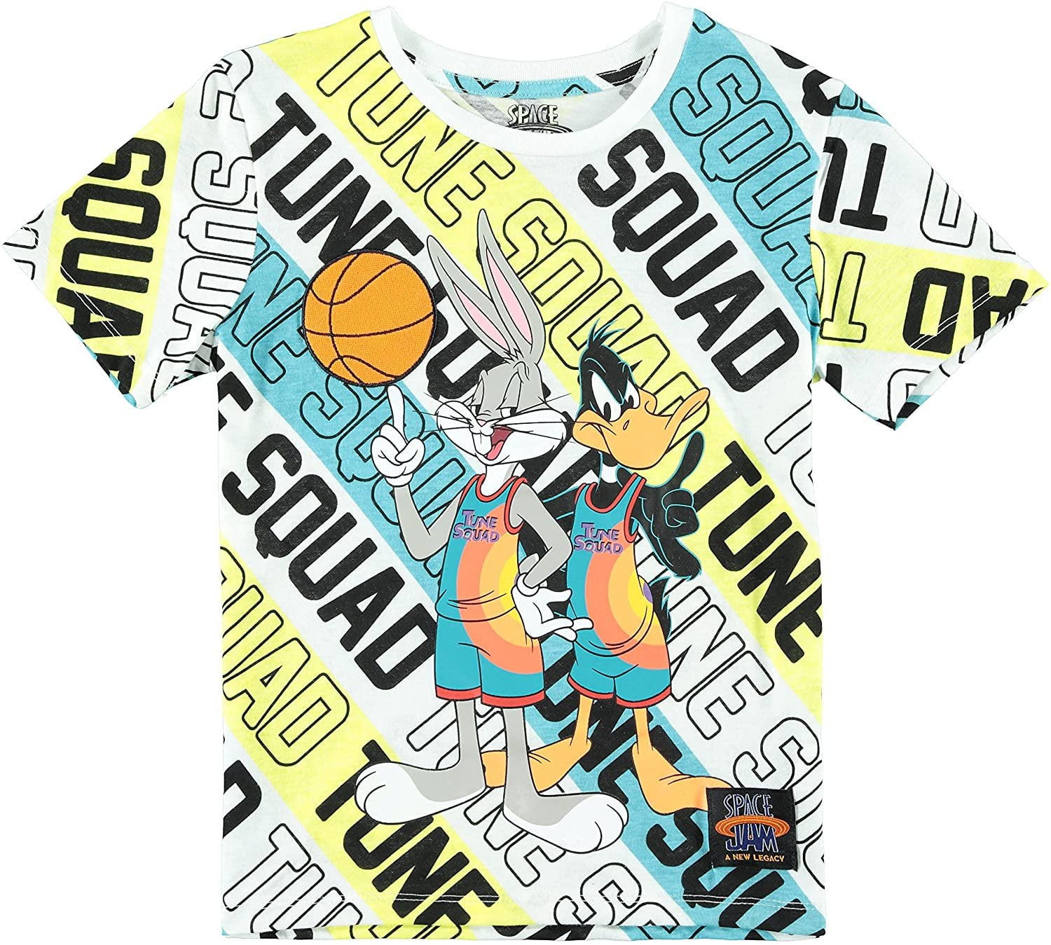 Buy Space Jam 2 A New Legacy Boys Short Sleeve T-Shirt- Tune Squad All ...