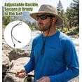 4 count Hat Strap, Adjustable Hat Chin Strap, Anti-Lost Windproof for ...