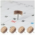100 Pcs Pine Chip Message Board Tacks Decor Cork Pushpin Map Wooden ...