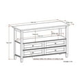 Simpli Home Warm Shaker Console Sofa Table - Walmart.com
