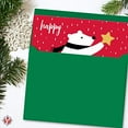 Blank Red A2 (4.25"x5.5") Cards (25 Sets) with Green Envelopes ...