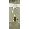 Lamplight Classic Glass Chimney Oil Lamp 22300 with Brass-plated Burner ...
