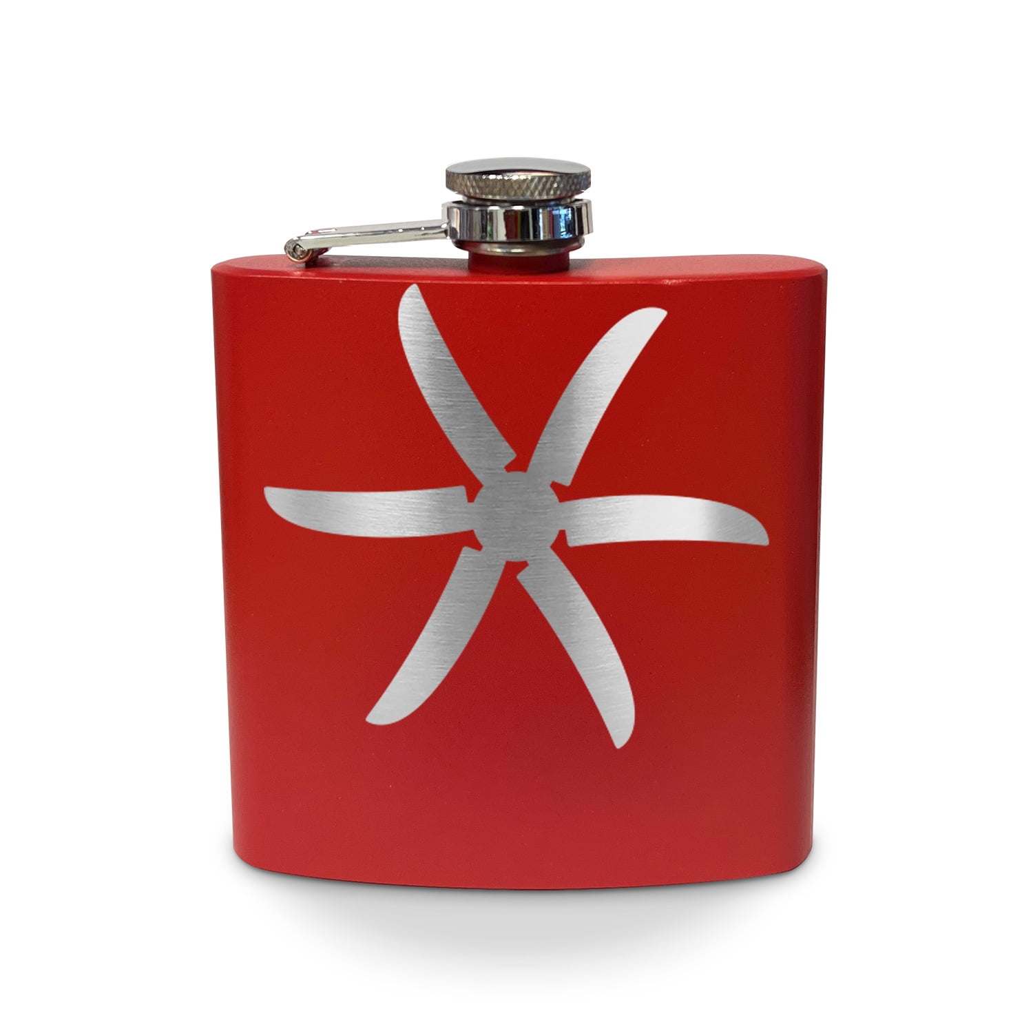 C-130J Dowty Propeller Flask 6 oz - Laser Engraved - Stainless Steel ...