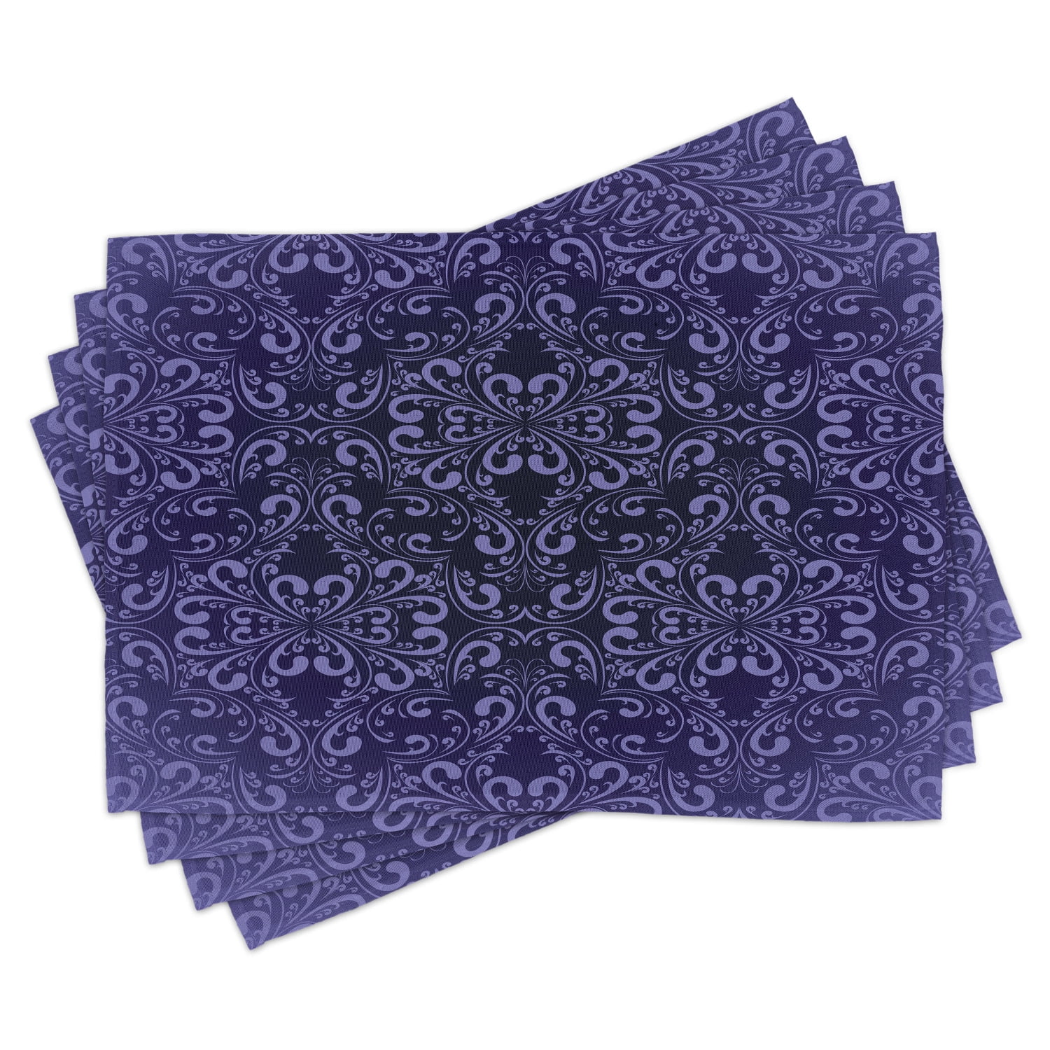 Vintage Placemats Set of 4 Floral Timeless Renaissance Themed Romantic ...