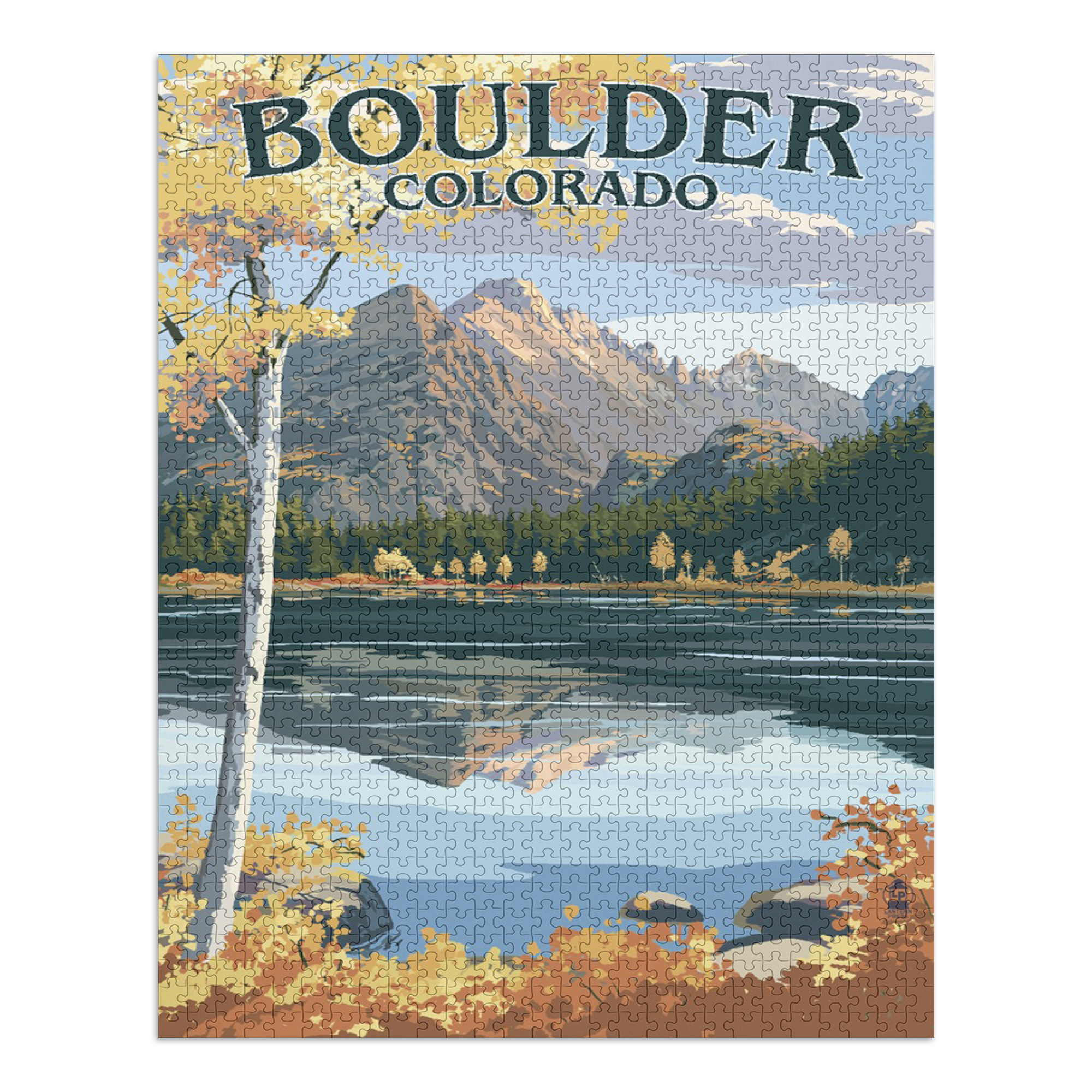 Boulder, Colorado, Longs Peak and Bear Lake Fall (1000 Piece Puzzle ...