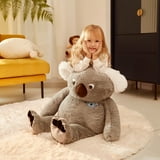 IKASA, Giant Koala Stuffed Animal Plush Toy, 30 inch, Gray, Oversized ...