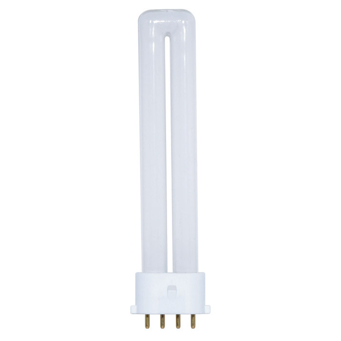 Satco S8364 9W Single Tube 4-Pin 2G7 Plug-In base 2700K fluorescent ...