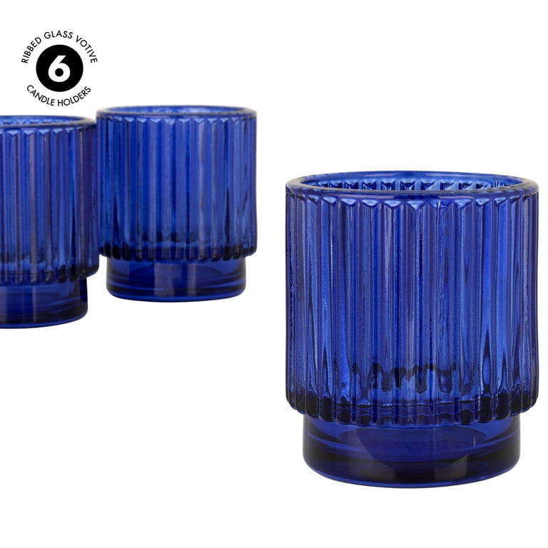 Navy Blue Votive Candles