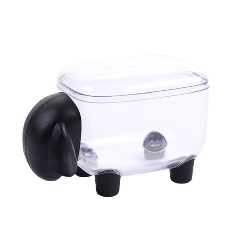 Elephant Sheep Cotton Swab Holder Makeup Storage Box With Lid For ...
