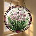 Botanical Lily of the Valley Stained Glass Style Window Suncatcher ...