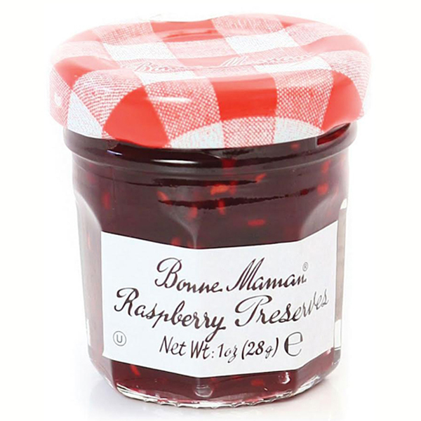 Bonne Maman Raspberry Mix Preserves 1 oz Jars - Pack of 60 - Walmart.com