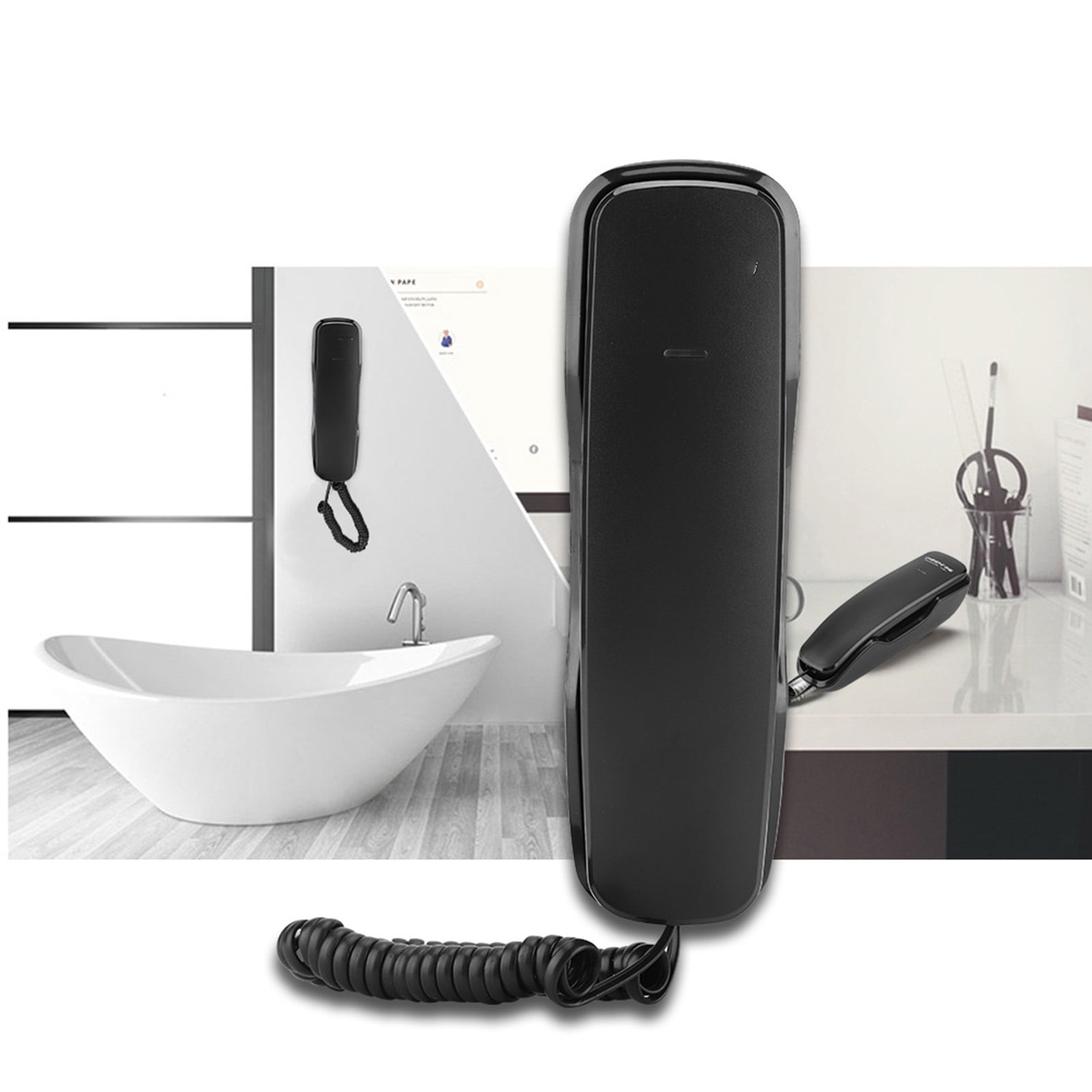 Wall Telephone, Anti-interference Noise Cancelling Wall Landline ...
