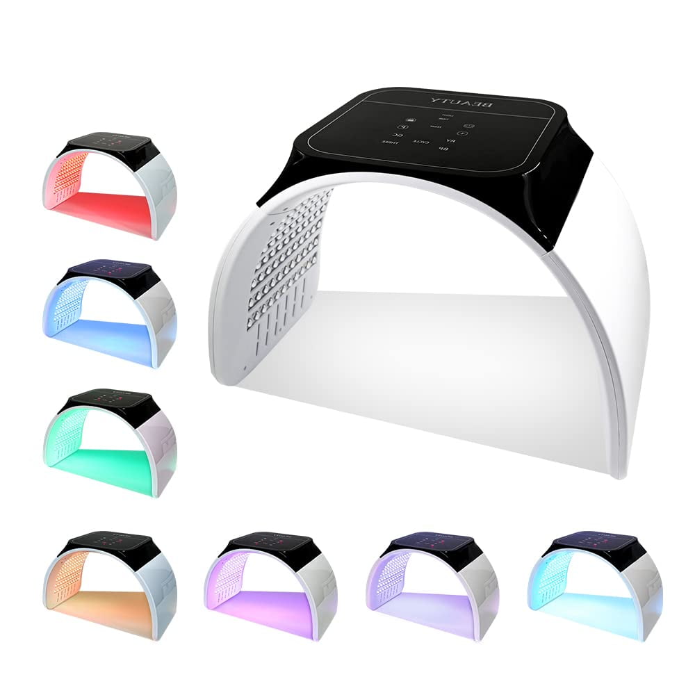 Mascarilla facial LED FARRENCE Light 7 en 1 Color SPA Facial Care ...