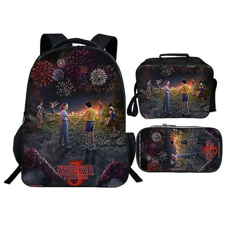 3 Pcs Stranger Things School Bag Anime Students Backpack | Walmart Canada