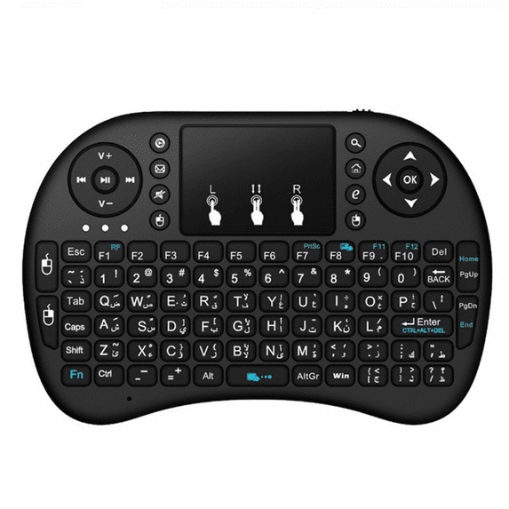 Mini Keyboard i8 2.4G Air Mouse Wireless Keyboard with Touchpad, Rechargeable Handheld Keyboard ...