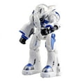 Spaceman RC Robot With Shoots Soft Rubber Missiles, Flashing Lights and ...