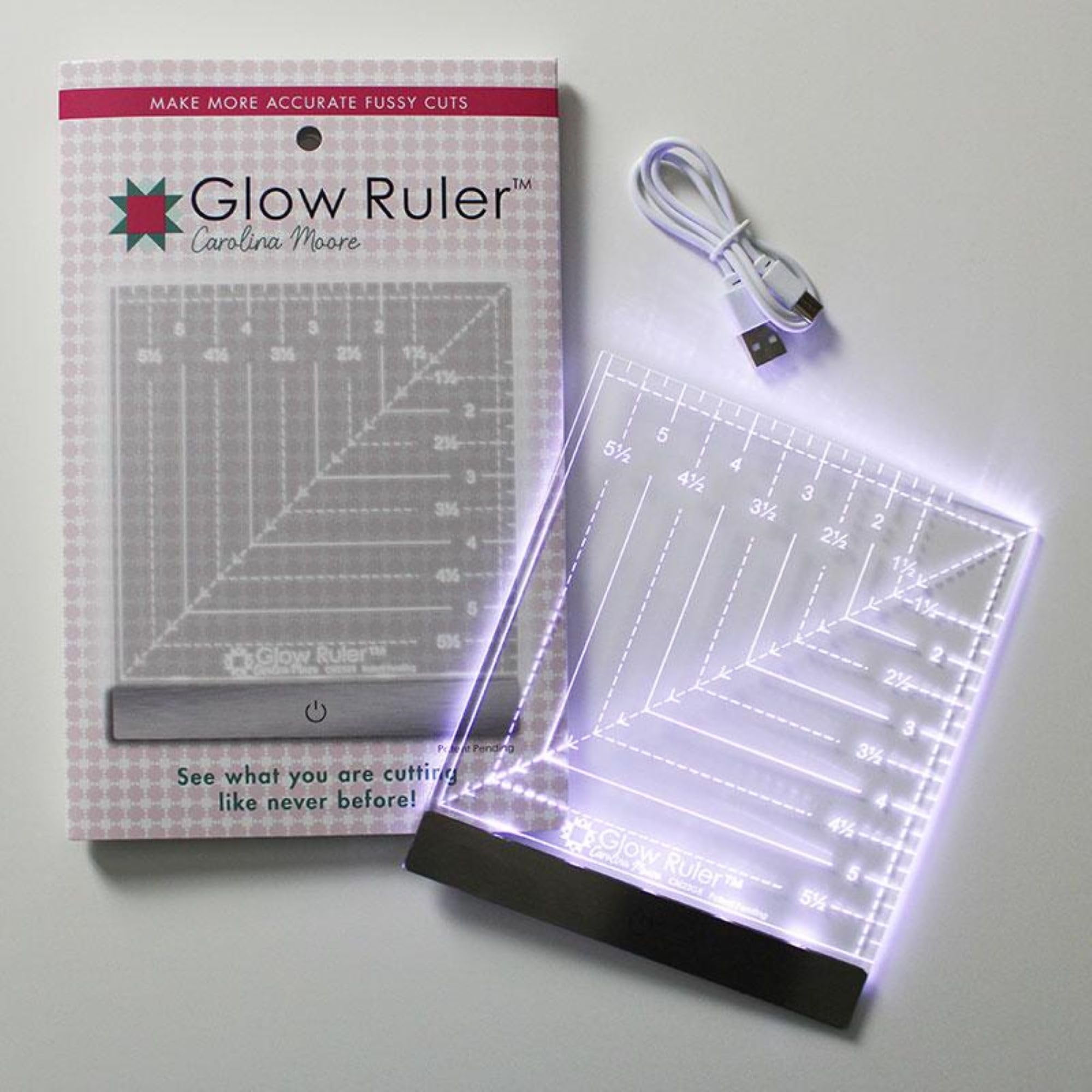 Glow Ruler QT Fabrics CM23GL Carolina Moore | Bodega Aurrera en línea