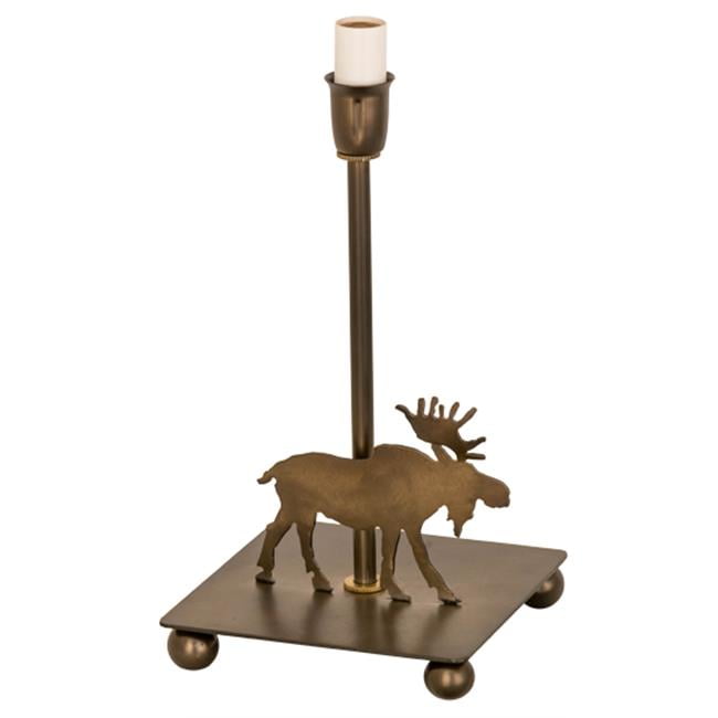 10.5 in. Lone Moose Table Base, Antique Copper - Walmart.com