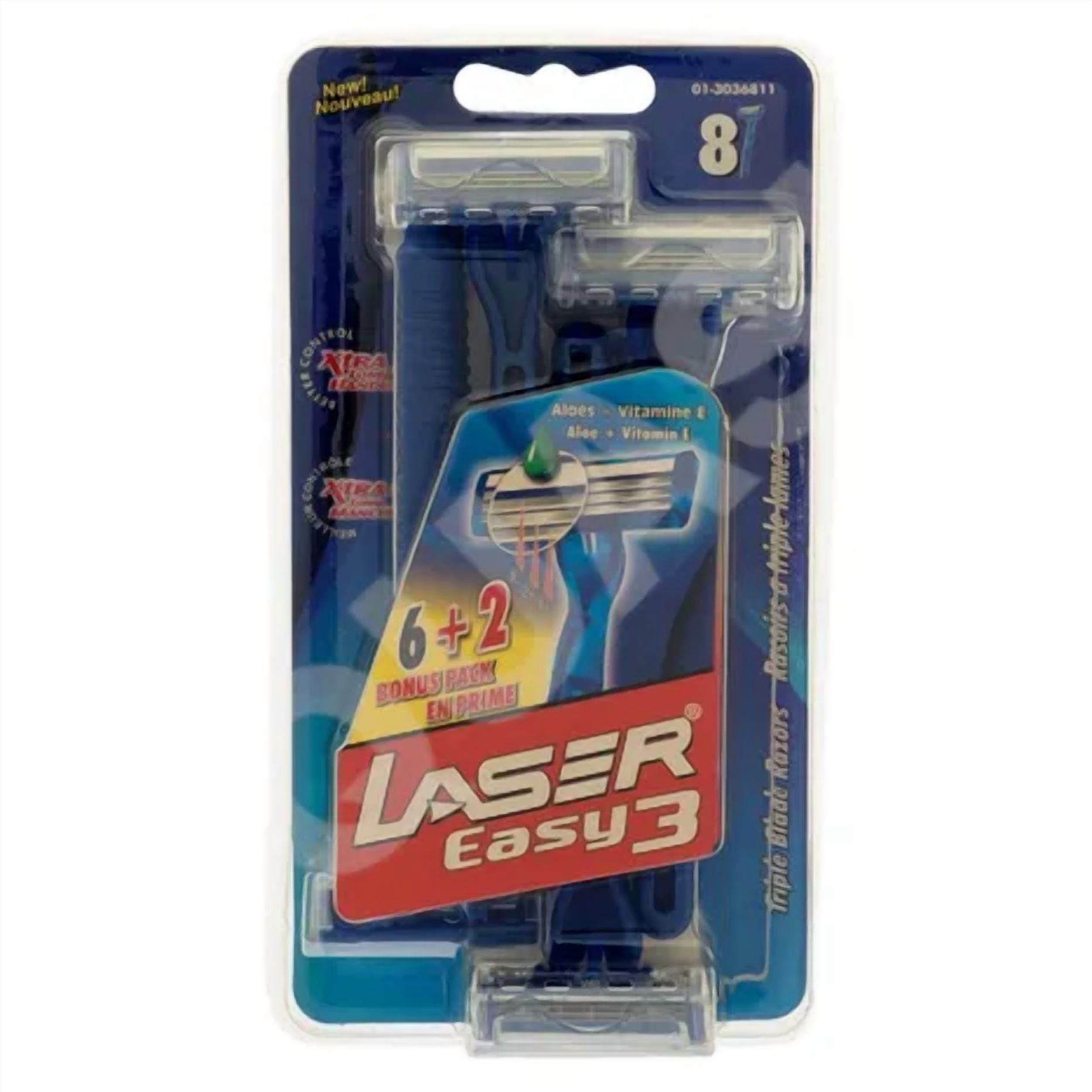 Laser Easy 3 Men'S Razors, 9 Pack - Walmart.ca