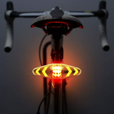 PERTTYUNG Bicycle Rear Light LED Turn Signals with Wireless Remote ...