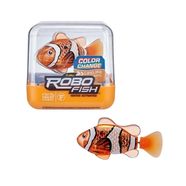 Zuru Robo Alive Robo Fish Changes Color Robotic Swimming Fish Water ...