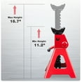 JACK BOSS Jack Stands 3 Ton Alloy Steel Car Jack Stand Adjustable ...