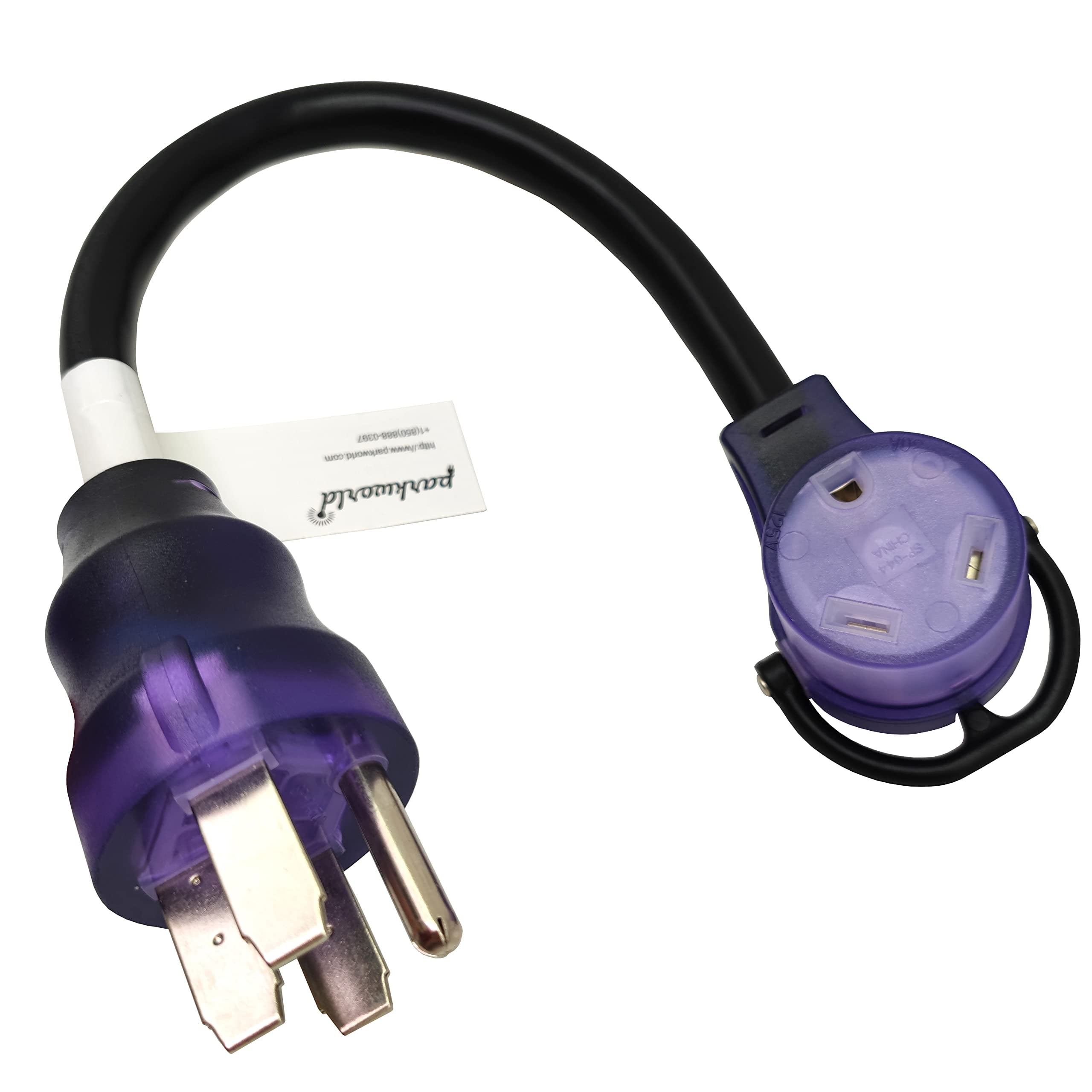Parkworld 63470 RV 50 amp to 30 amp Adapter Cord, NEMA 14-50P Straight ...
