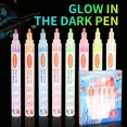 8 Colors/set Neon UV Fluorescent Acrylic Paint Pens, Paint Markers ...