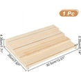 1pc 4-Tier Wood Jewelry Display Riser Stands Wooden Jewelry Organizer ...