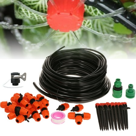 DIY Irrigation Kit Stake Dripper & Sprinkler Plant Self-Watering System ...