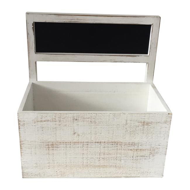 Distressed Boxes with Chalkboards - Set of 2 - Walmart.com