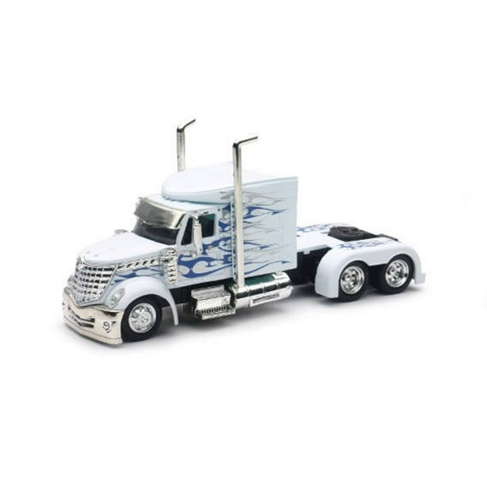 Peterbilt Model 379, White - New Ray SS-15241 - 1/43 scale Diecast ...