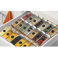 Bamboo Spice Drawer Organizer - 8 Pack 13"x4.7"x1.6" Spice Rack Tray ...