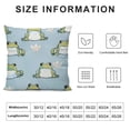 Creowell Frog Pillow Covers , Super Soft Frog Throw Pillows Decorative ...