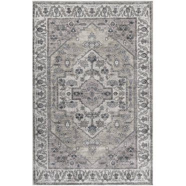 Nourison Brilliance Machine Washable Persian Beige Multicolor 4' x 6 ...