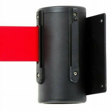16.6ft Wall Mounted Retractable Belt Crowd Control Barrier ...