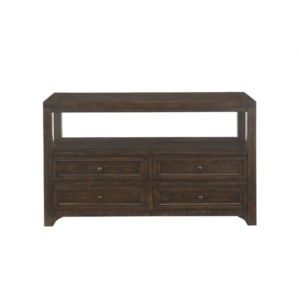 Martin Svensson Home Lisbon Sofa Console Table, Dark Mocha - Walmart.com