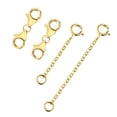 Alexcraft Double Lobster Clasp With Necklace Extender, Necklace ...