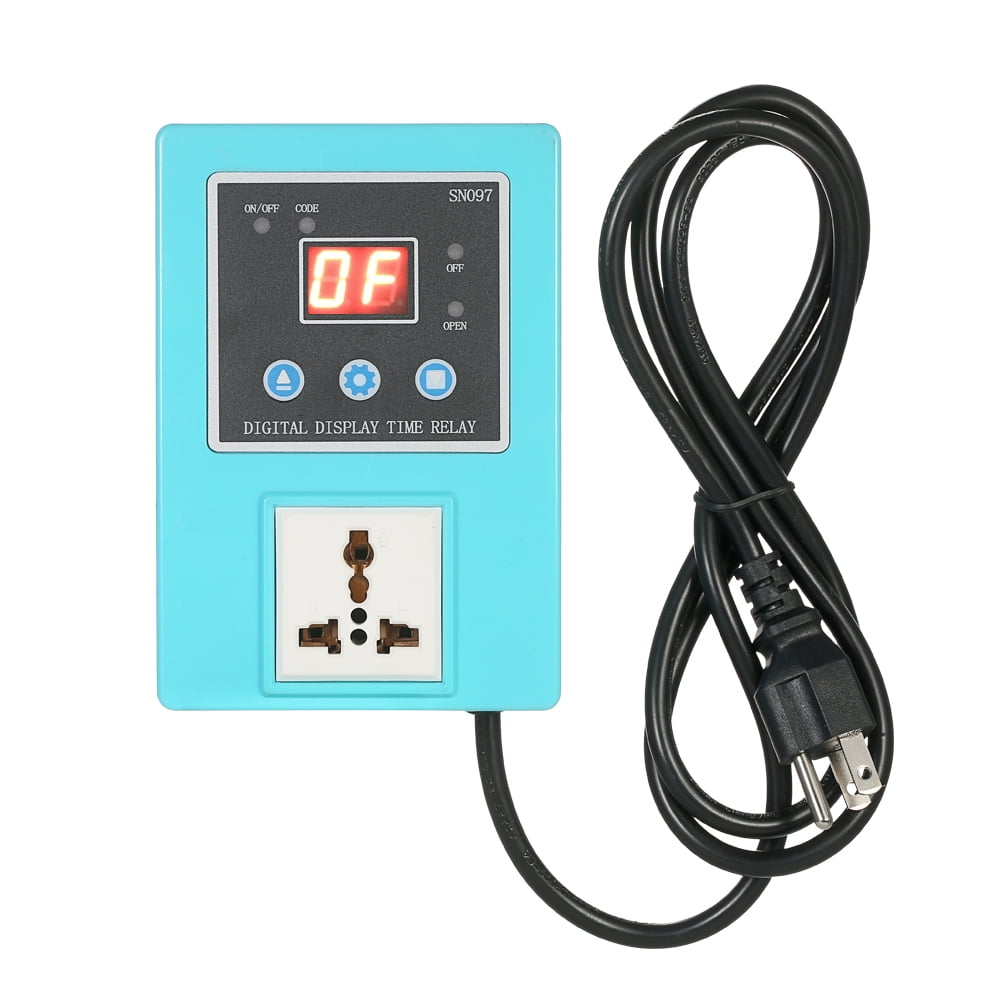 Digital Power Wireless Timer Switch Controller Socket With Led Display Remote Control Countdown