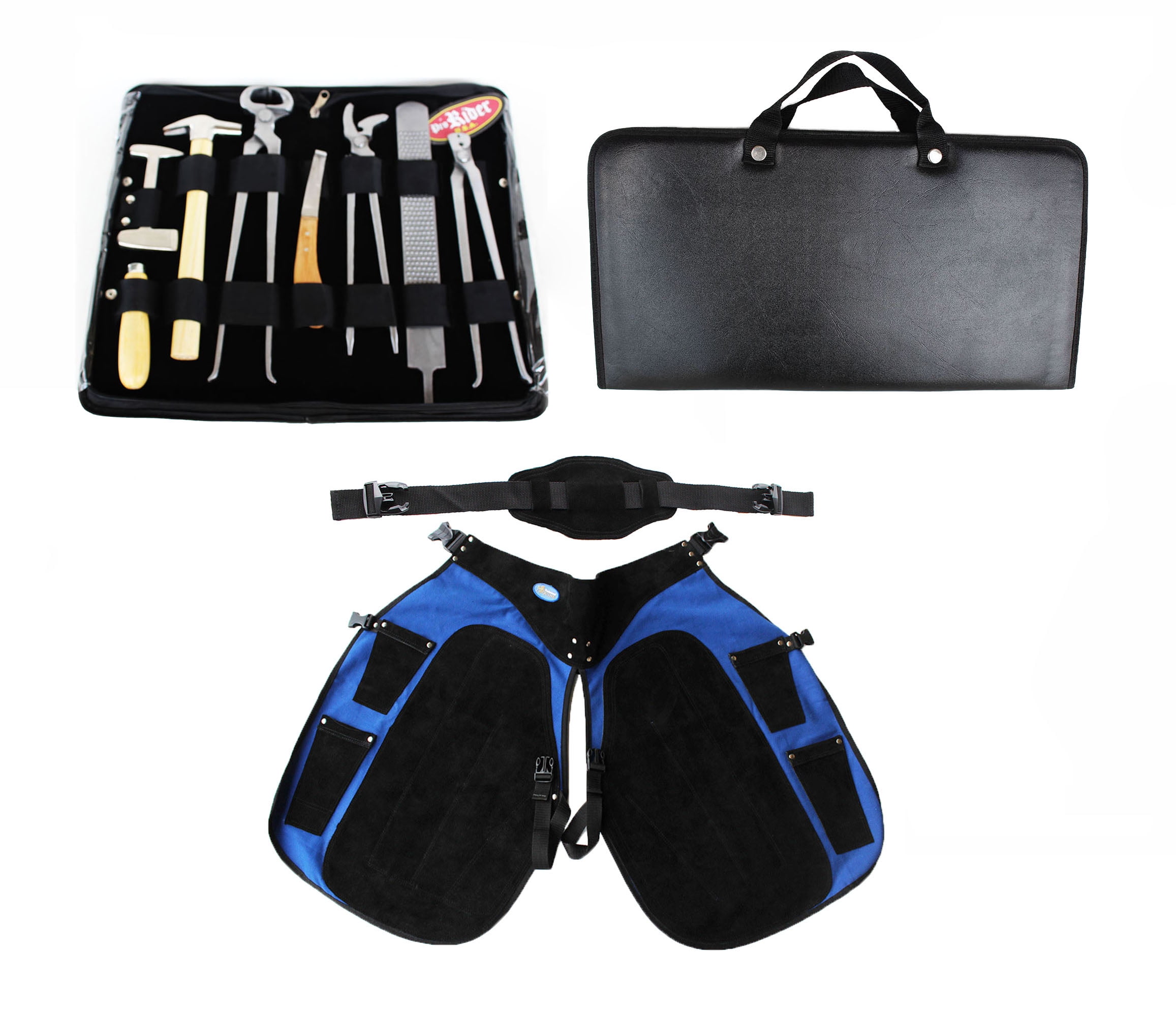 Horse Farrier Tool Equine Hoof Care Tool Kit w/ Apron 98498 - Walmart.com