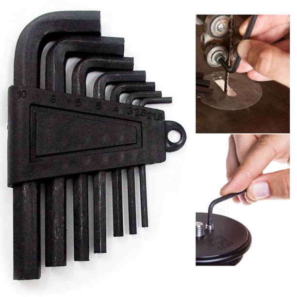 7 Pc Heavy Duty Jumbo Hex Key Wrench Set Metric L Shape Allen Driver Hand Tools - Walmart.com