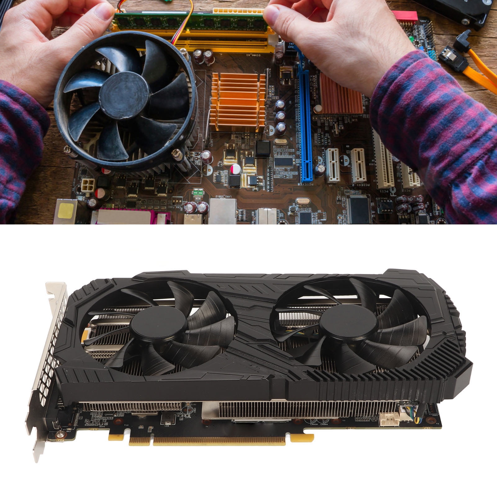 Tarjeta Gráfica de Juegos, 1470MHz 7000MHz PCIe 3.0 16x 8GB Tarjeta Gráfica Para Chasis | Bodega ...