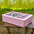 Lazsy Insulated Food Warmer Box Transparent Lid Non Electric Food ...
