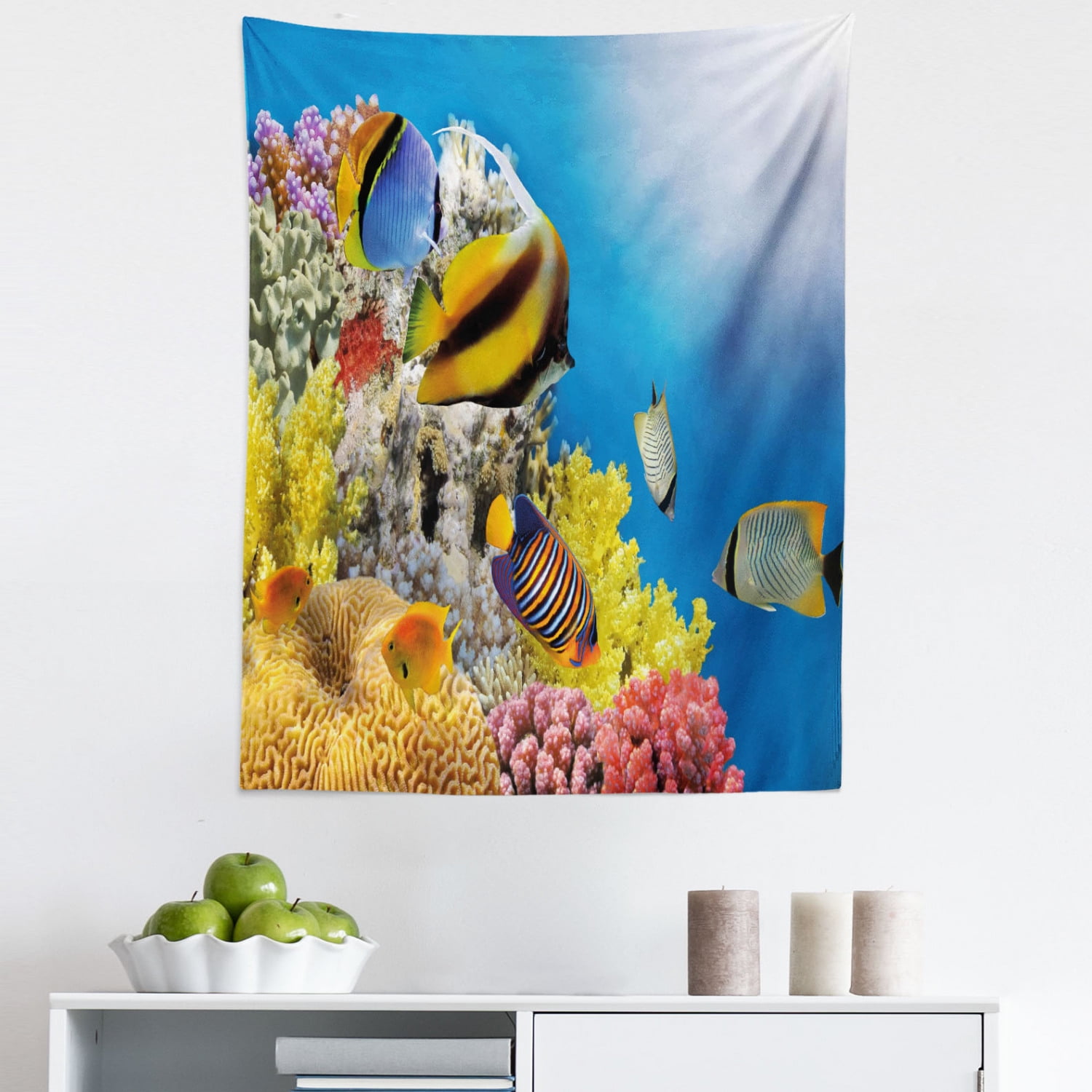 Ocean Tapestry, Coral Colony on a Reef Top in Red Sea Egypt Exotic ...