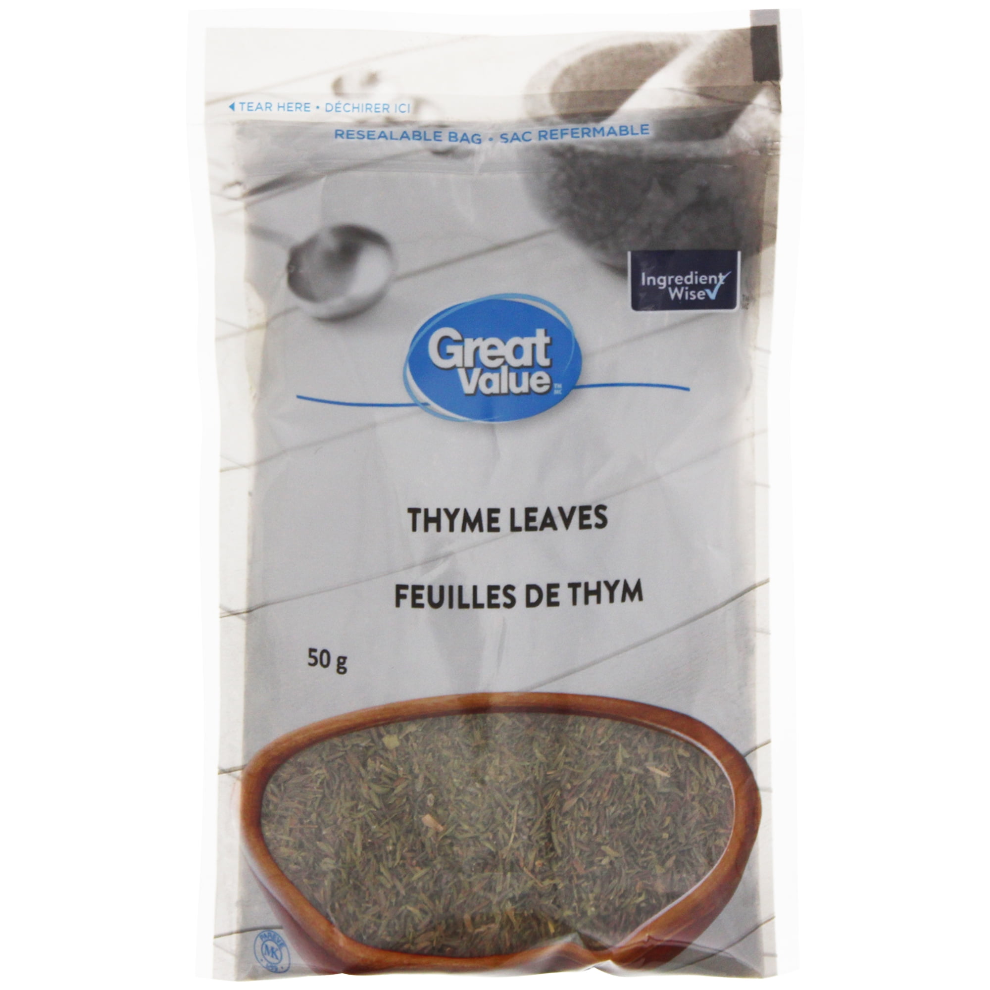 Click here for Great Value Thyme Leaves 50 G prices