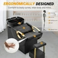 Shampoo Bowl and Chair Set for Salon, Backwash Barber Chair,ABS Plastic ...